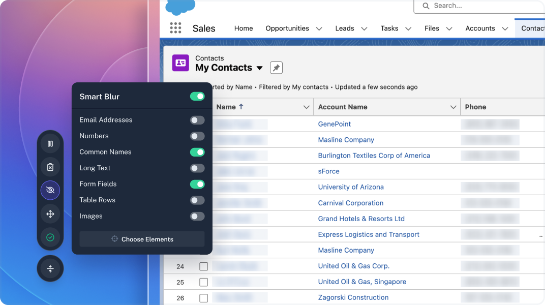 Automatically Redact Sensitive Information With Smart Blur Scribe
